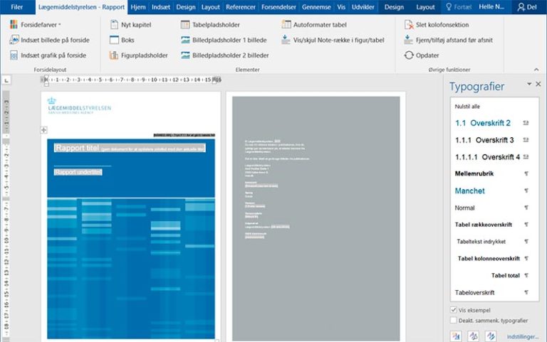 Udvikling af skræddersyede Office skabeloner - Word specialisten